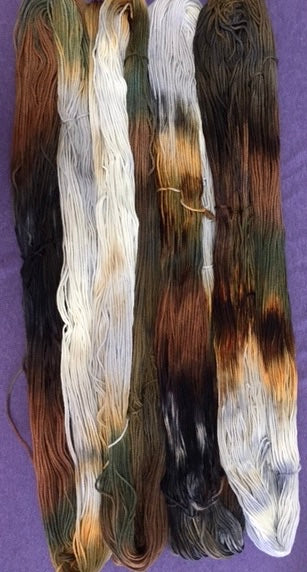 CALICO DRAGON: 100% Organic Merino Worsted Yarn, Hand Painted ...